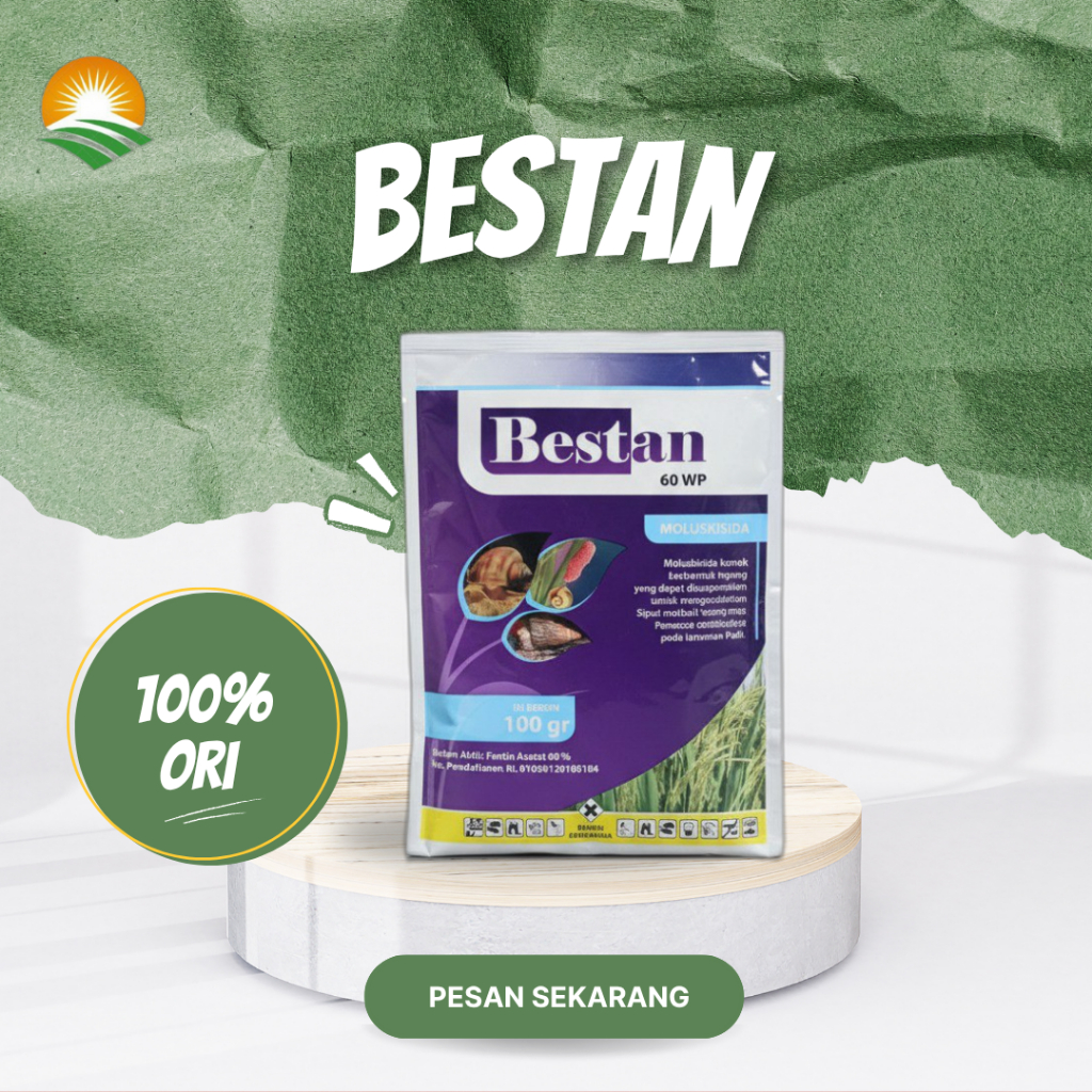 Jual Moluskisida Bestan 60 WP 100 g - Obat Keong Mas - Tutut Sawah ...