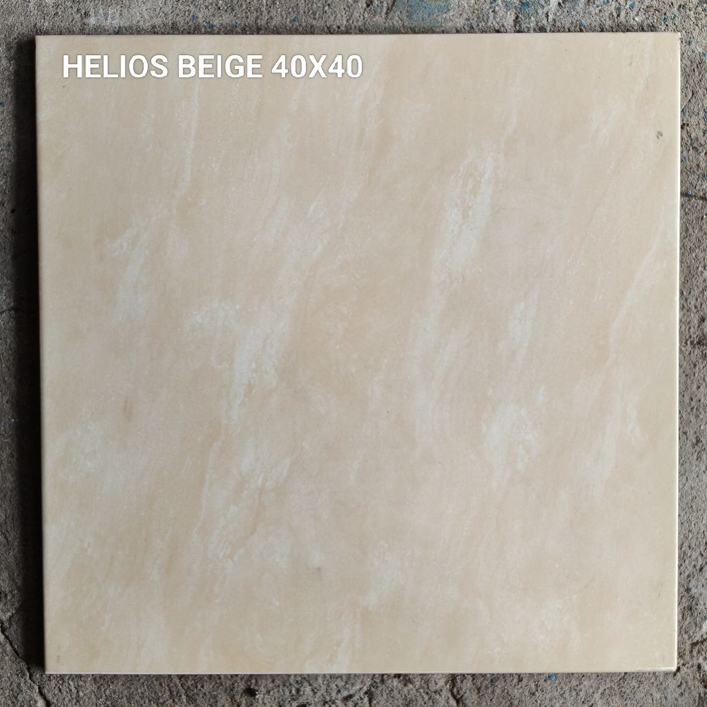 Jual Keramik Lantai Kuning 40x40 Mulia Helios Beige Halus | Shopee ...
