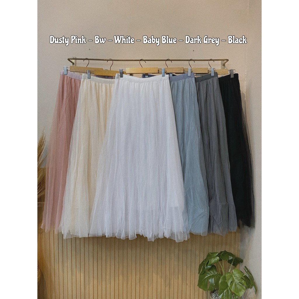 Jual SABRINA - ROK TULE IMPORT - ROK TUTU IMPORT | Shopee Indonesia