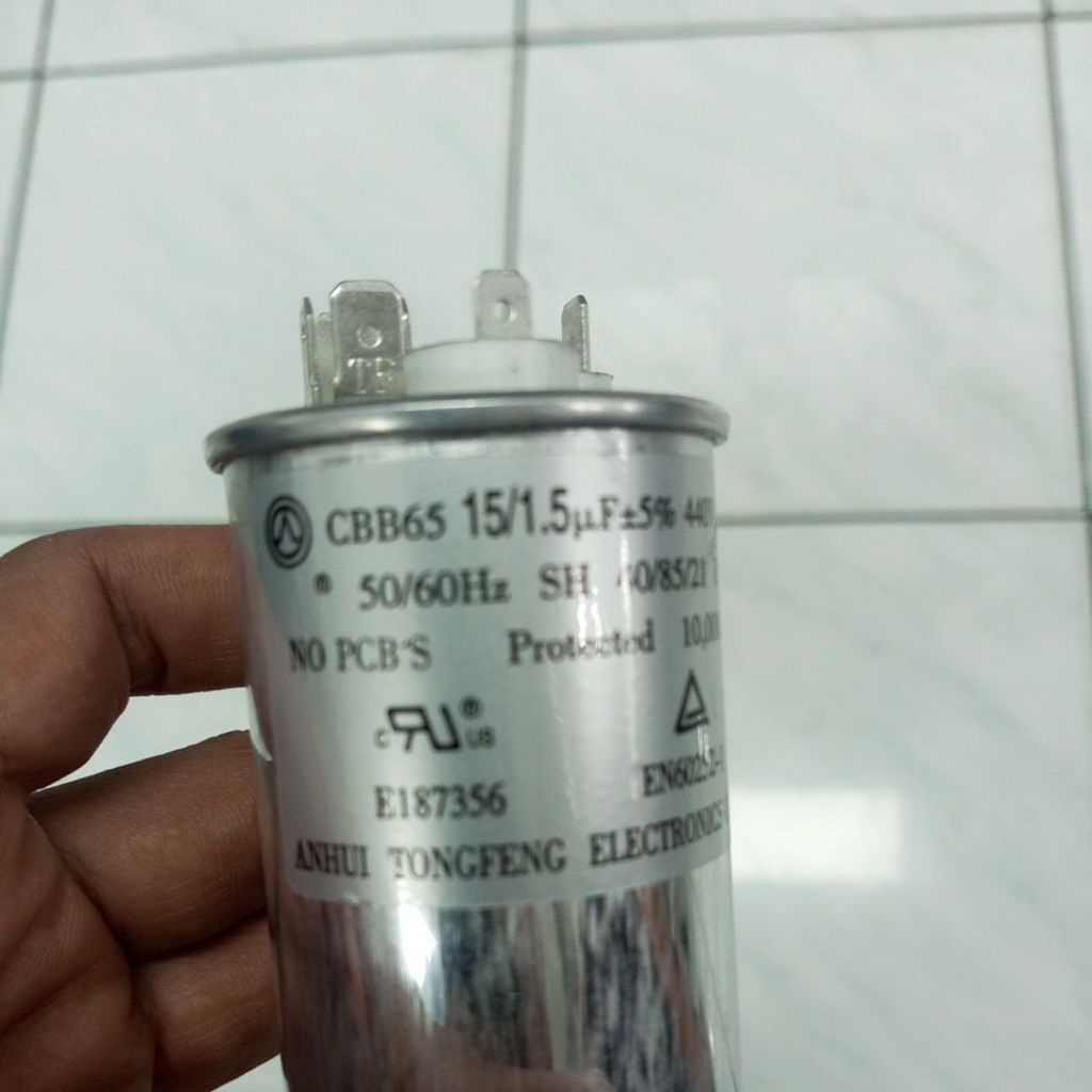 Jual Capacitor AC Outdoor Panasonic 15+1.5uF 440VAC Ori | Shopee Indonesia