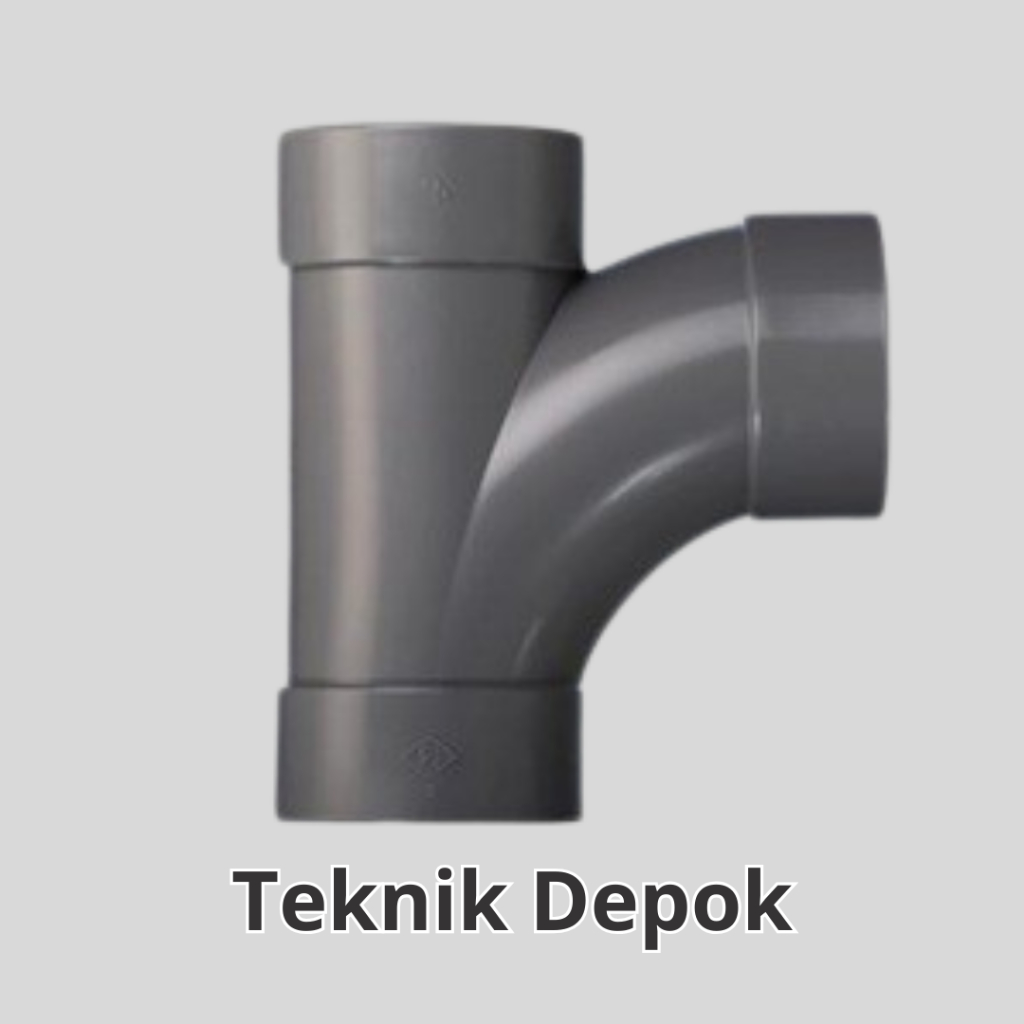Jual Large Radius Tee D 6 x 4 inch Rucika Sambungan Pipa Paralon Rucika ...