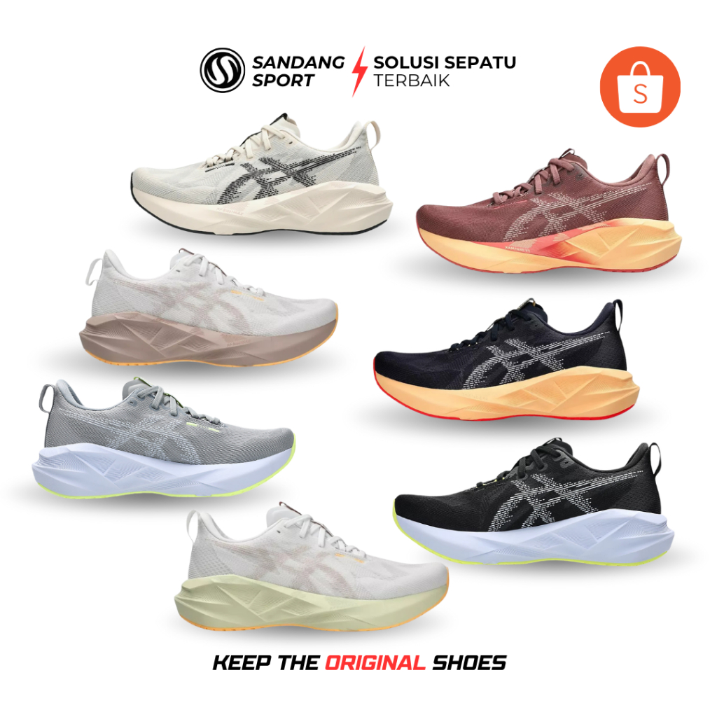 Jual SEPATU RUNNING ASICS NOVABLAST 5 ORIGINAL | Shopee Indonesia