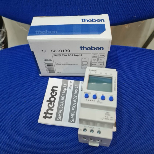 Jual TIMER SWITCH THEBEN DIGITAL SIMPLEXA 601 ORIGINAL TIMER SWITCH ...