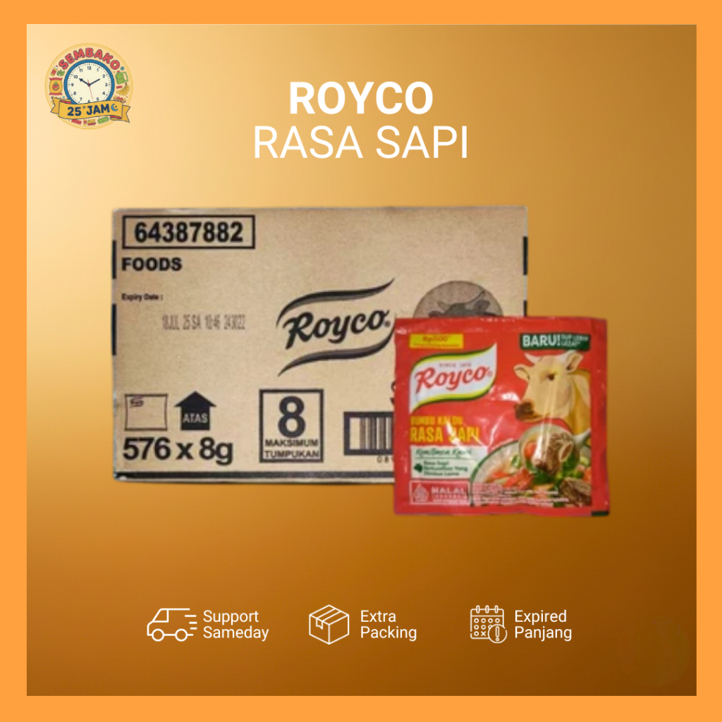 Jual ROYCO SAPI 1 DUS ISI 576 PCS | Shopee Indonesia