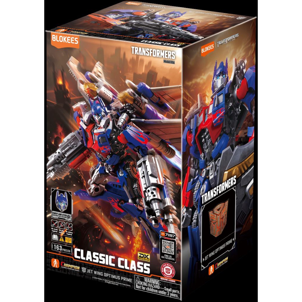 Jual Blokees Transformers Jet Wing Optimus Prime Classic Class 21 ...