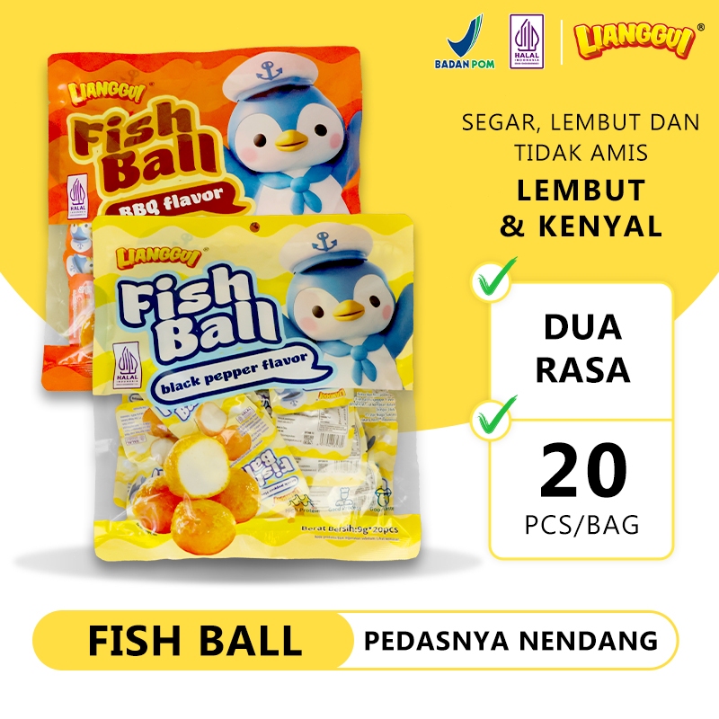 Jual Lianggui Fish Ball Lada hitam/BBQ (isi 20 pcs) | Shopee Indonesia
