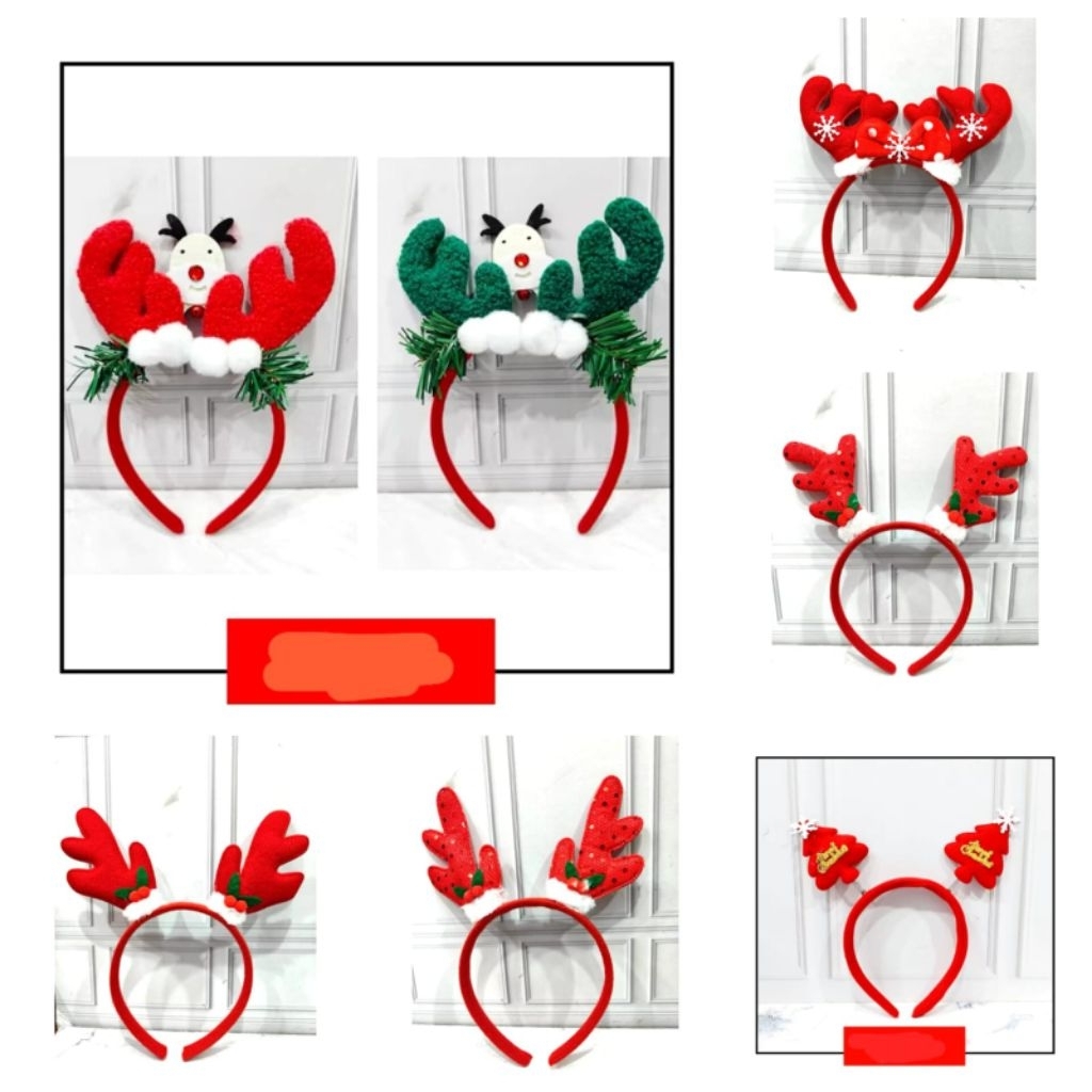Jual Bando Natal / Bando Christmas / Bando Pohon Natal / Bando Rusa ...