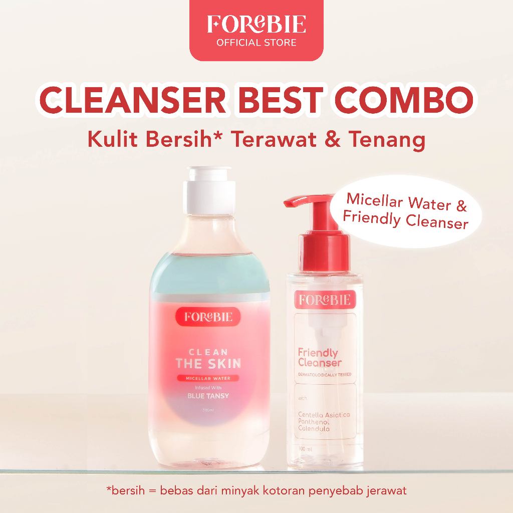 Jual BUNDLE FOREBIE MICELLAR WATER DAN FRIENDLY CLEANSER - Membersihkan ...