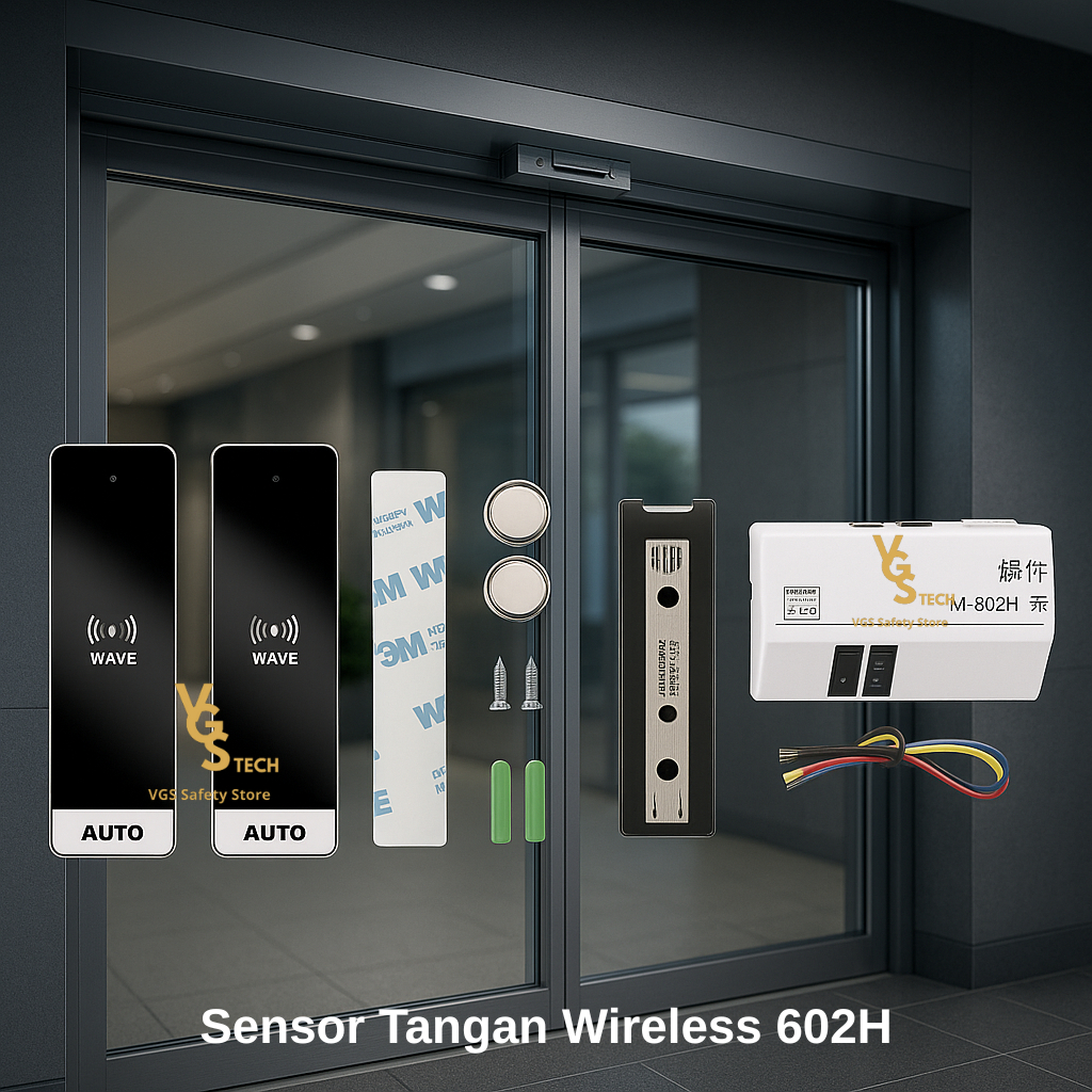 Jual Exit Button Wave Wireless ( No Touch ) Automatic Sliding Door ...