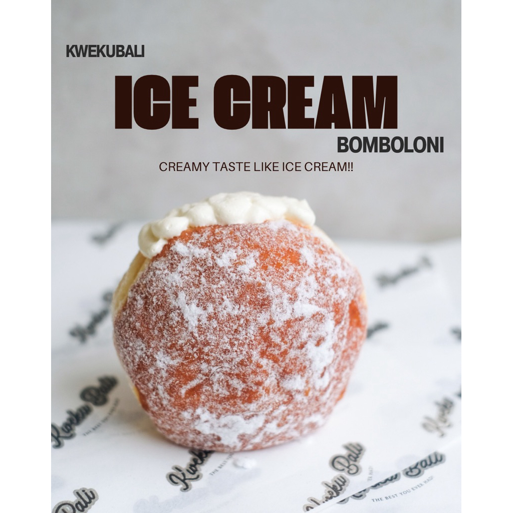 Jual Donat Ice Cream | Ice Cream Bomboloni | Donat Bali | Shopee Indonesia