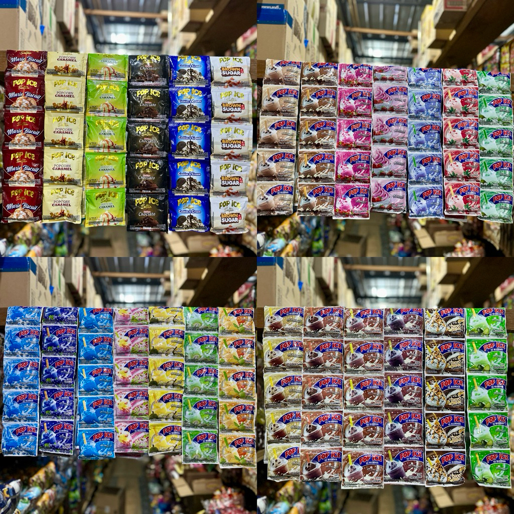 Jual POP ICE SACHET ANEKA RASA ALL VARIAN (10pcs/renceng) | Shopee ...