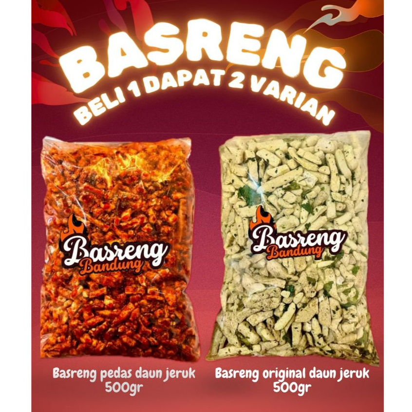 Jual BASRENG PEDAS DAUN JERUK 1KG BELI 1 DAPAT 2 VARIAN / BASRENG BUMBU ...