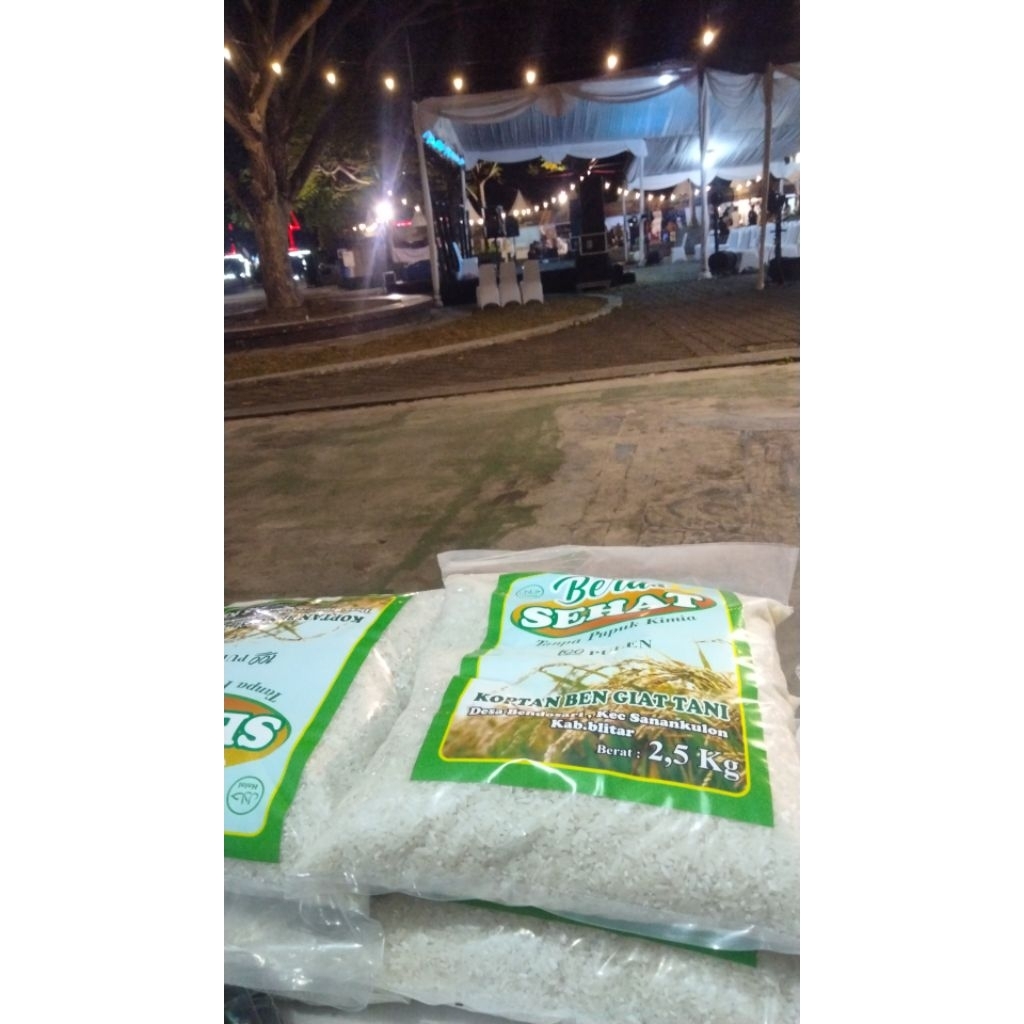Jual Beras Pulen Sehat Tanpa Kimia kemasan 3kg | Shopee Indonesia