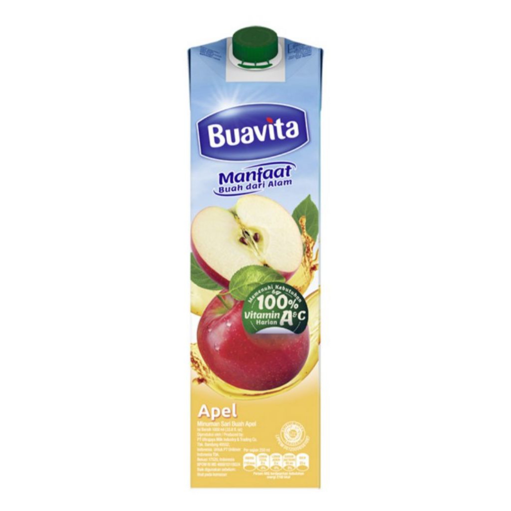 Jual Buavita Jus Apel 1 L | Shopee Indonesia