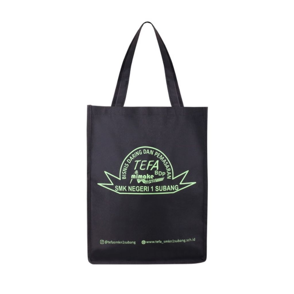 Jual CUSTOM GOODIE BAG TAS FURING TAS SEPONBOOK CUSTOM CETAK LOGO ...