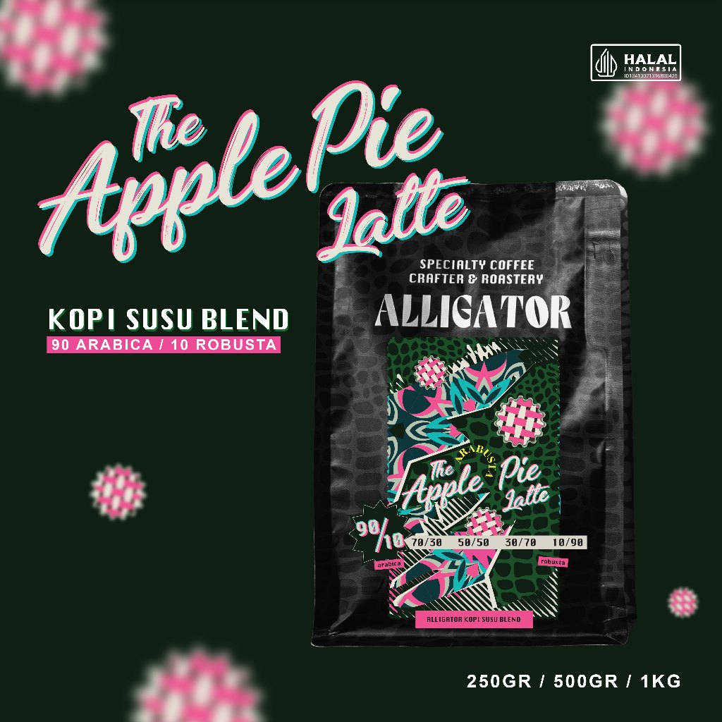 Jual Kopi Espresso Blend The Apple Pie Latte Alligator Roastery ...
