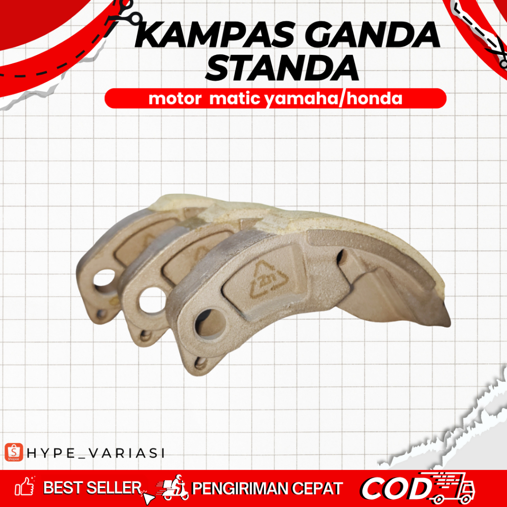 Jual Kampas Ganda Kopling Only Nmax Vario 150 Aerox 2DP KAMPAS GANDA ...