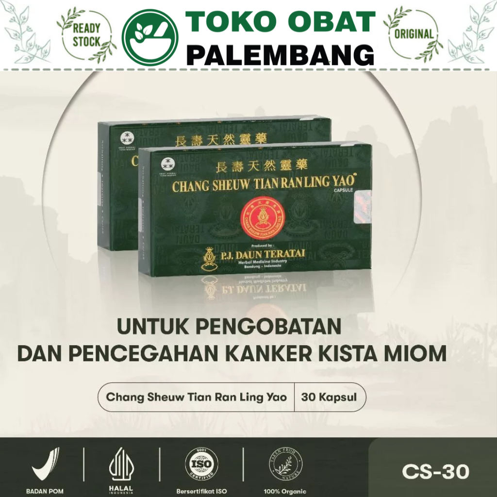 Jual CHANG SHEUW TIAN RAN LING YAO 30 KAPSUL PT DAUN TERATAI OBAT ...