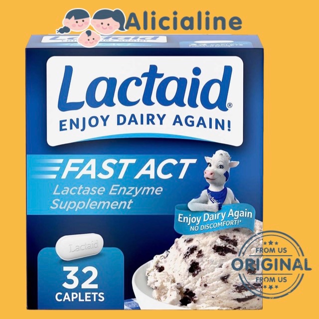 Jual Lactaid Fast Act Lactase Enzyme Supplement | Shopee Indonesia