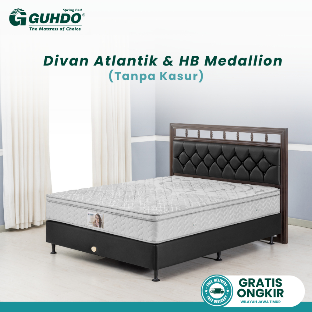 Jual Bed Set GUHDO – Base Atlantik + Headboard Medallion (Ranjang Tidur ...