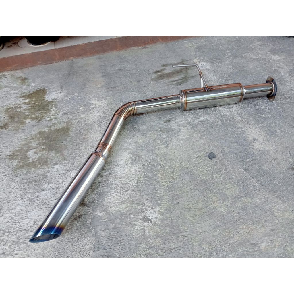Jual side exit hilux vnt double cabin bahan stainless ketebalan 1,5 mm ...