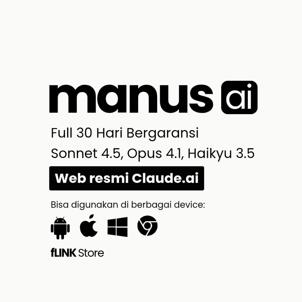 Jual MANUS AI AGENT UNLIMITED CHAT 30 HARI RESMI | Shopee Indonesia