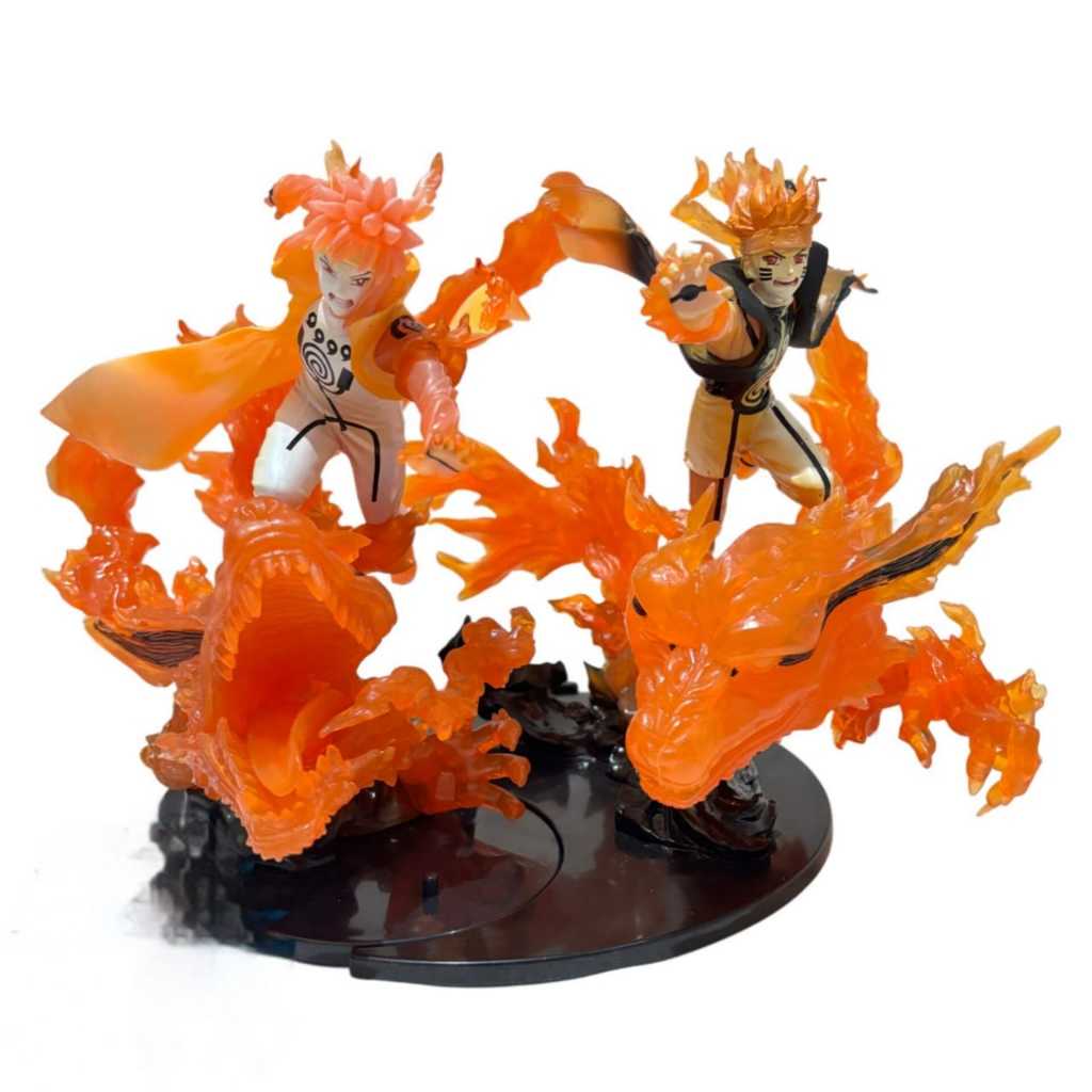 Jual NARUTO SHIPPUDEN NARUTO X MINATO KYUUBI KURAMAMODE 21 CM | Shopee ...