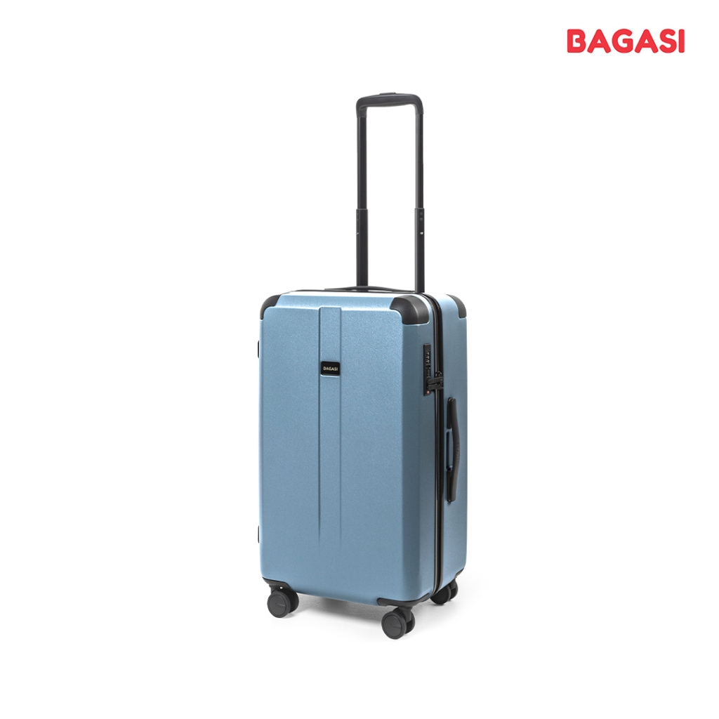 Jual Bagasi Galena Trunk Zipper Frame Koper Hardcase Small - Steel Blue ...