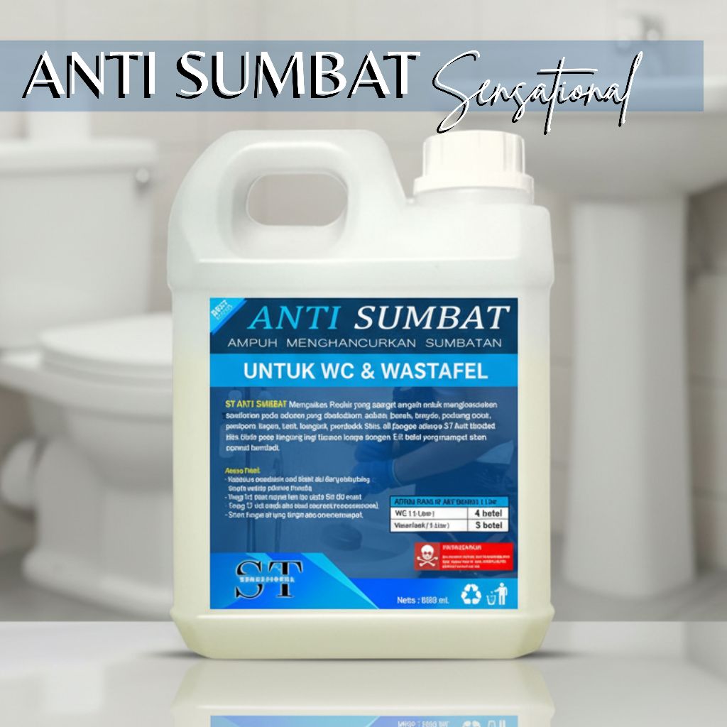 Jual Anti Sumbat Saluran Air Pipa WC Wastafel tempat cuci Piring 1 ...