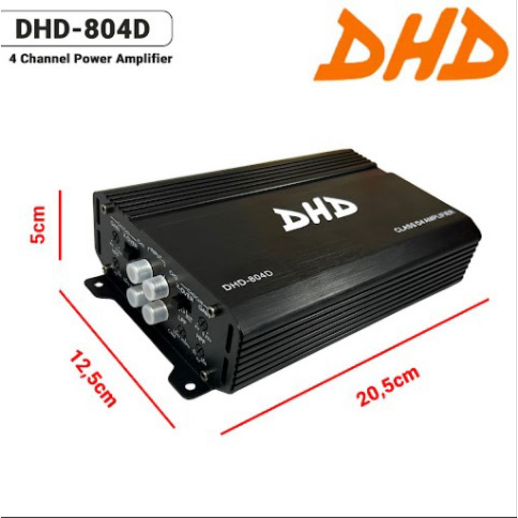 Jual Power Amplifier - 4 Channel - DHD - 804D | Shopee Indonesia