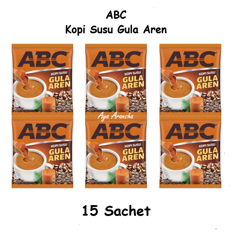 Jual kopi abc gula aren 1 renceng isi 15 saset | Shopee Indonesia