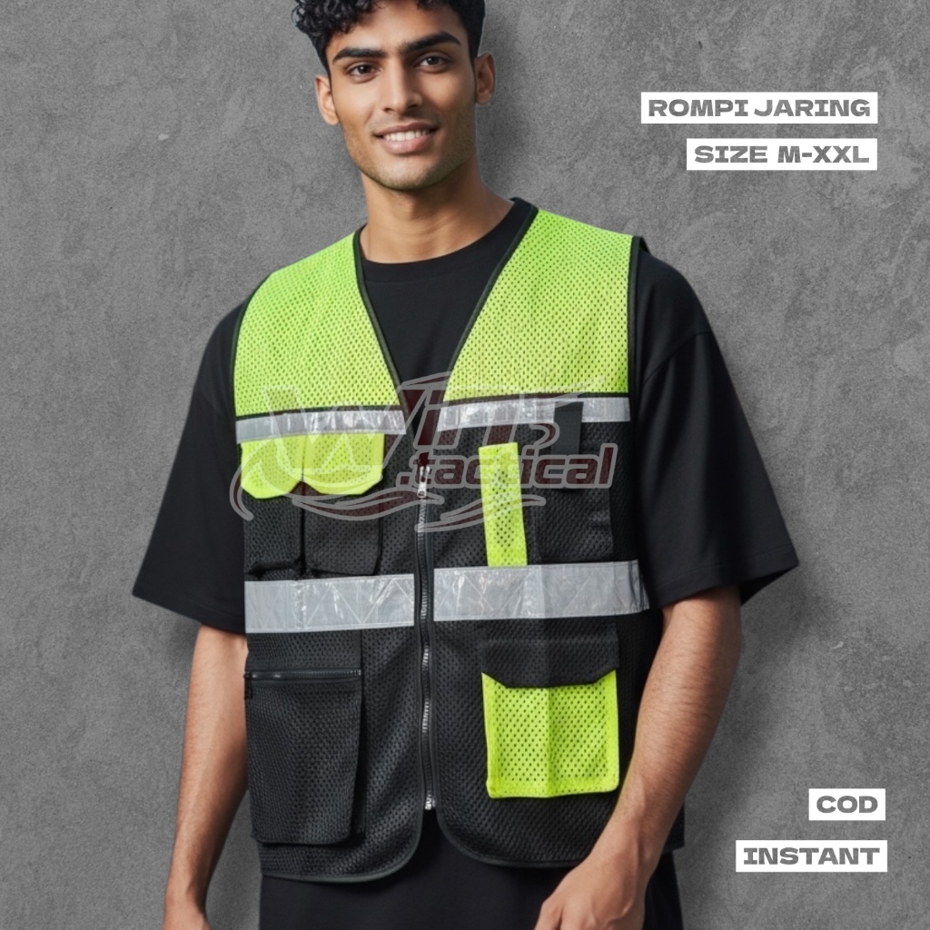 Jual Rompi Jaring / Rompi Safety Rompi Proyek Safety Vest Rompi ...