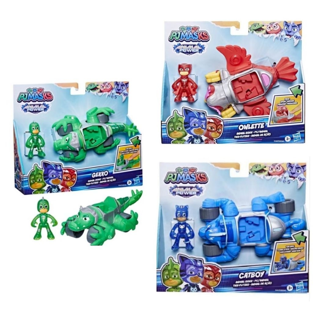 Jual PJ MASKS ANIMAL RIDER GEKKO OWLETTE CATBOY MAINAN MOBIL ANAK PJ ...