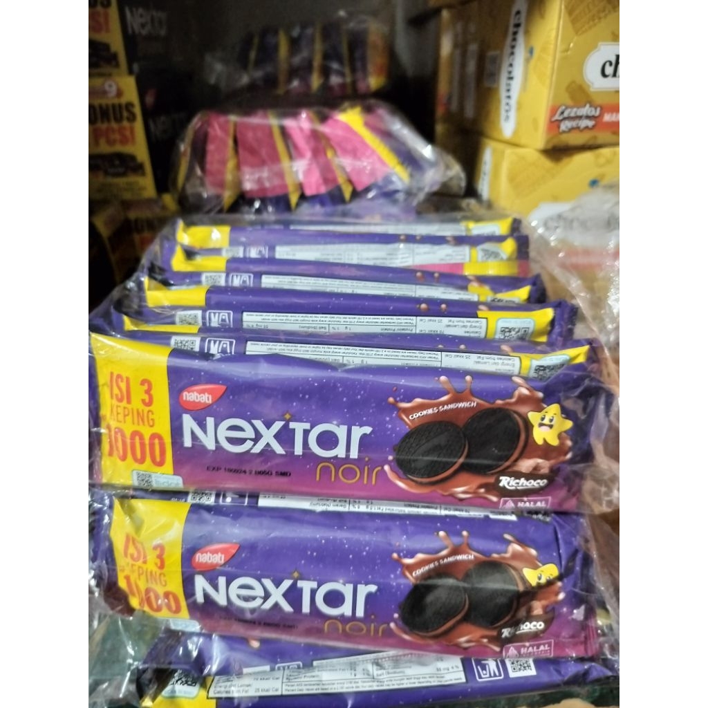 Jual Nabati Nextar Noir Cookies Sandwich ( 1 Bungkus isi 10 Pcs ...