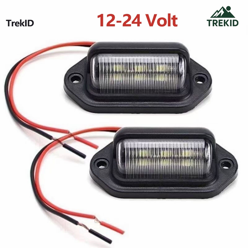 Jual Lampu LED Plat Nomor Universal 12-24V Warna Putih untuk Motor ...