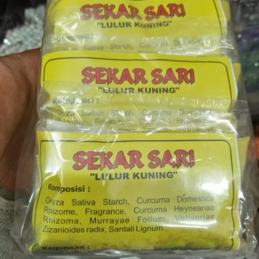Jual Lulur SEKAR SARI / Lulur Kuning / Lulur Bubuk Tradisional 30g ...