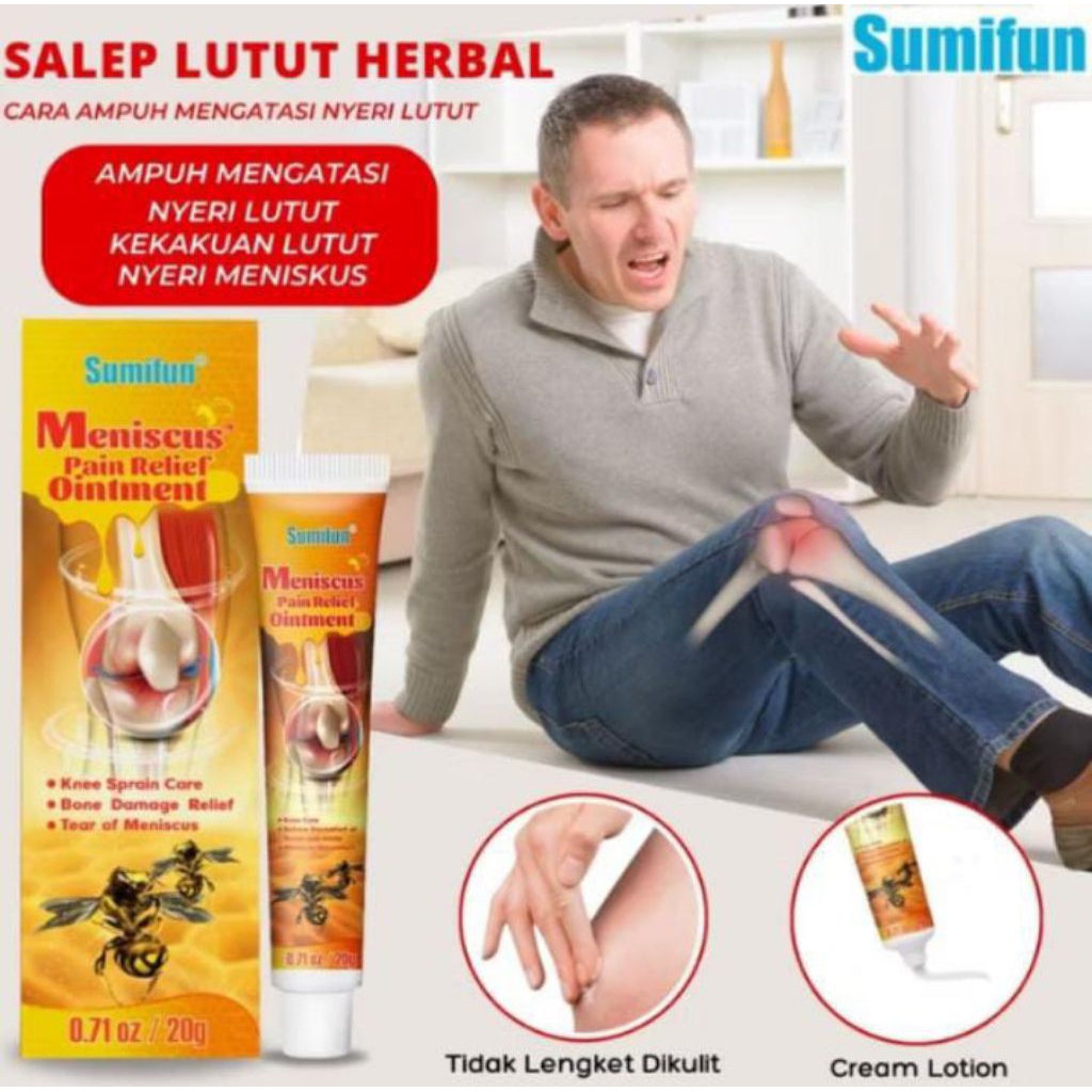 Jual Arthritis Cream Meniscus Pain Relief Ointment Obat Sakit Lutut ...
