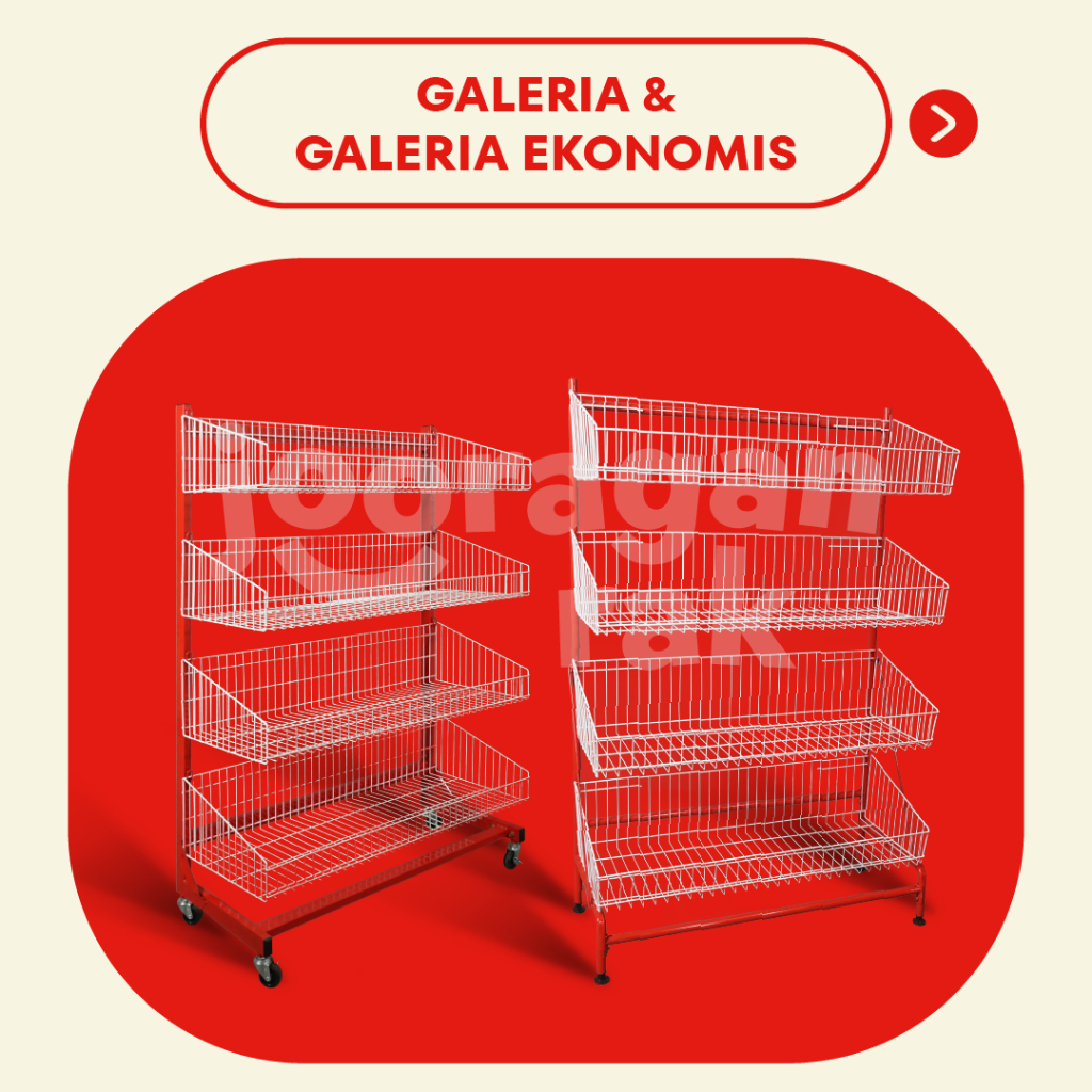 Jual GALERIA RAK CIKI TOKO DISPLAY KERANJANG SNACK CHIKI BESI ANTI ...
