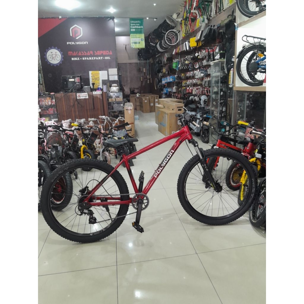 Jual SEPEDA MTB GUNUNG POLYGON CASCADE 3 27,5 ALLOY 1X8SPEED HYDRAULIC ...