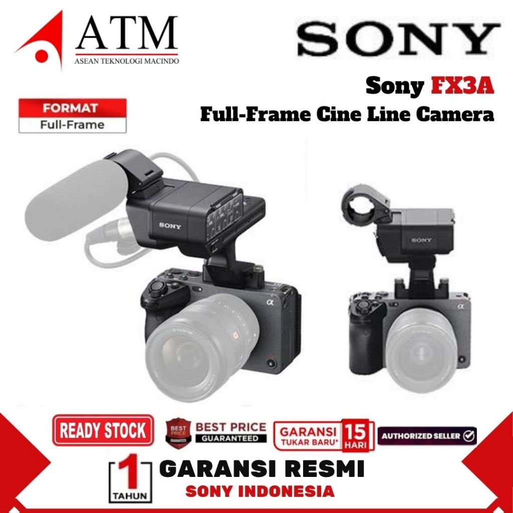 Jual Sony FX3A Full Frame Cinema Line Camera Sony FX3 A Garansi Resmi ...