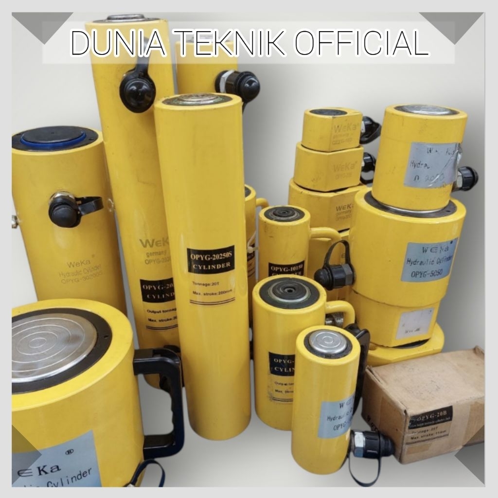 Jual WEKA Low Height Hydraulic Cylinder Jack 150 Ton Hidrolik model ...