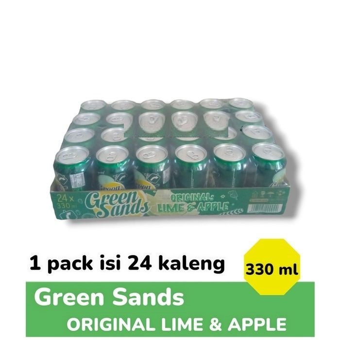 Jual GREEN SANDS KALENG 330ML DUS ( 24 KALENG ) | Shopee Indonesia