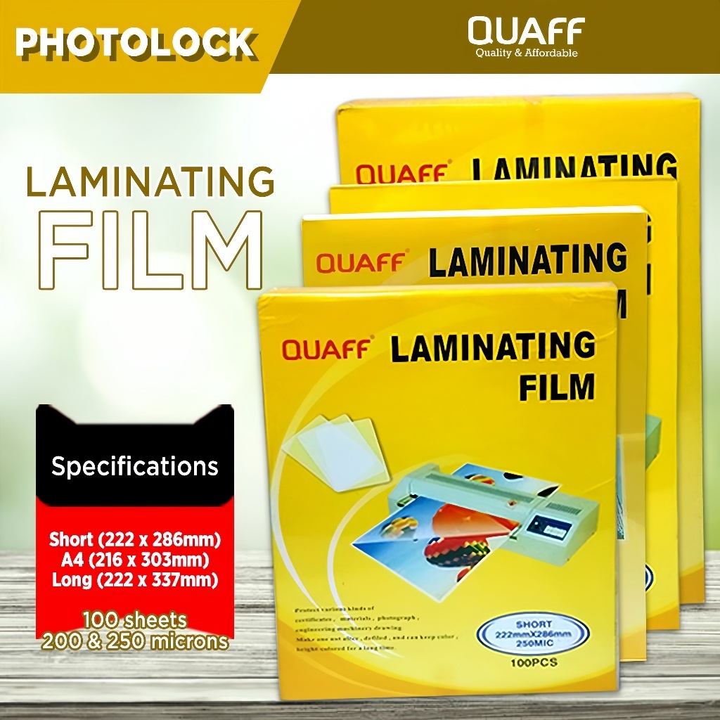 Jual Plastik Laminating Film A4 Size 30/80/100/125 Micron 100 PCS ...