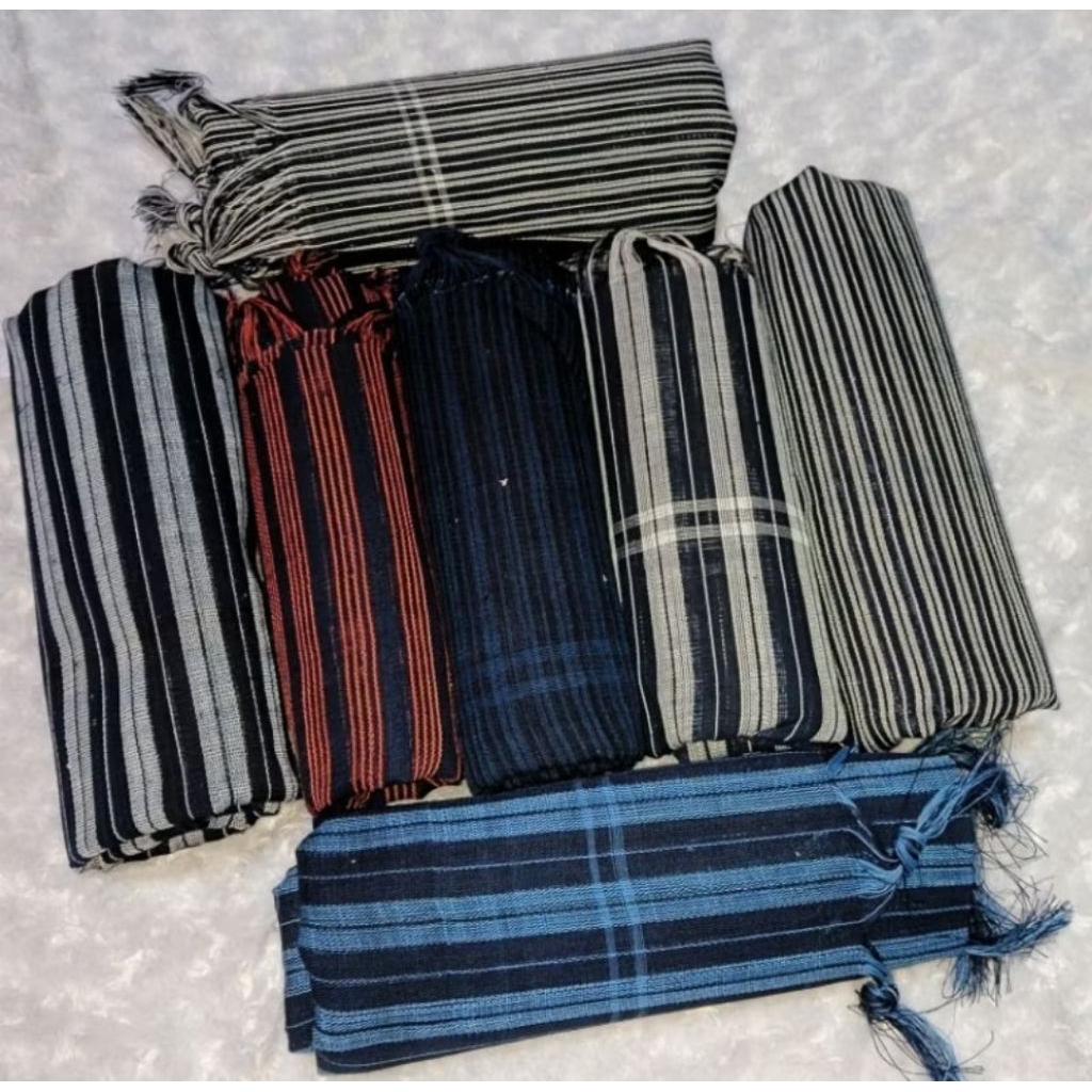 Jual SELENDANG TENUN GEMBYAK 3 METER KAIN LURIK KLASIK KAIN TENUN ...