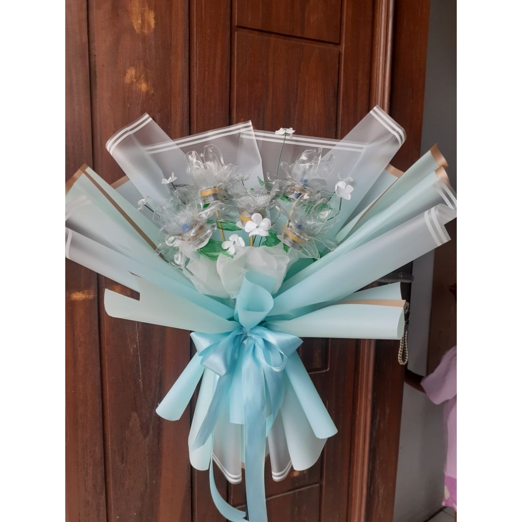 Jual Kerajinan daur ulang botol bekas Buket Bunga | Shopee Indonesia
