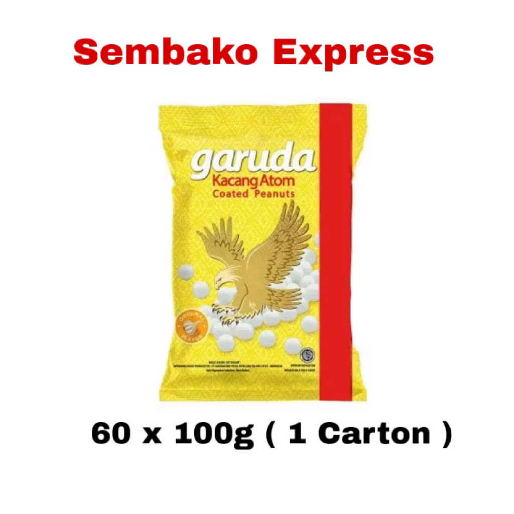 Jual Garuda Kacang Atom 100g x 60 (1 Carton) | Kacang Bersalut Renyah ...