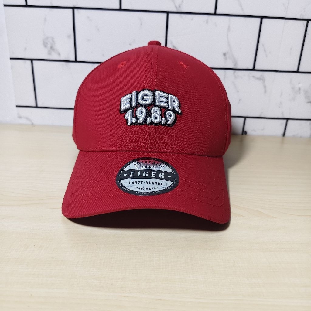 Jual Eiger X - Agamotto 1F Cap / Topi - Merah size L/XL | Shopee Indonesia