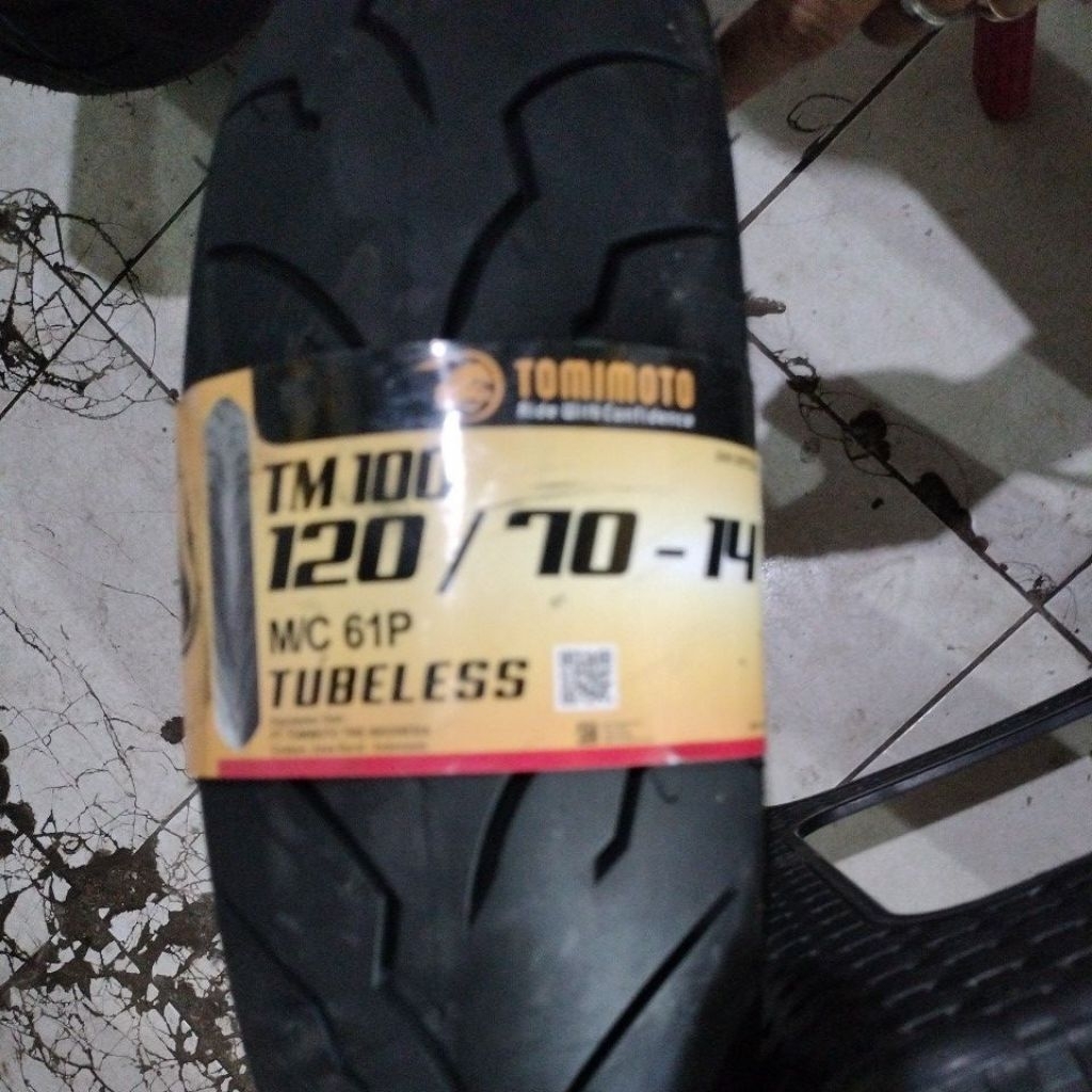 Jual BAN MERK TOMIMOTO UKURAN 120/70/14 | Shopee Indonesia