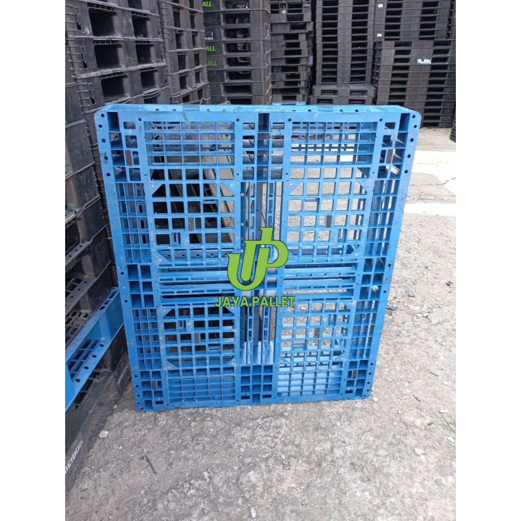 Jual pallet plastik ukuran100x120x15 warna biru | Shopee Indonesia