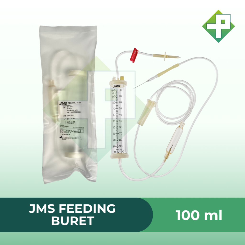 Jual Feeding Set 100ml JMS / Feeding Buret Volumetric Transfusion Set ...